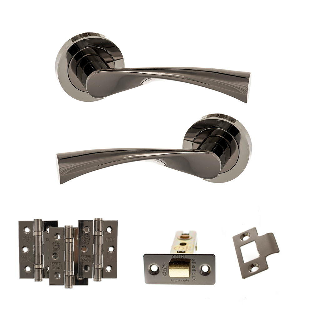 STATUS Colorado Door Handle Pack (Latch Set - 3" CE Latch, 3" Fire ...